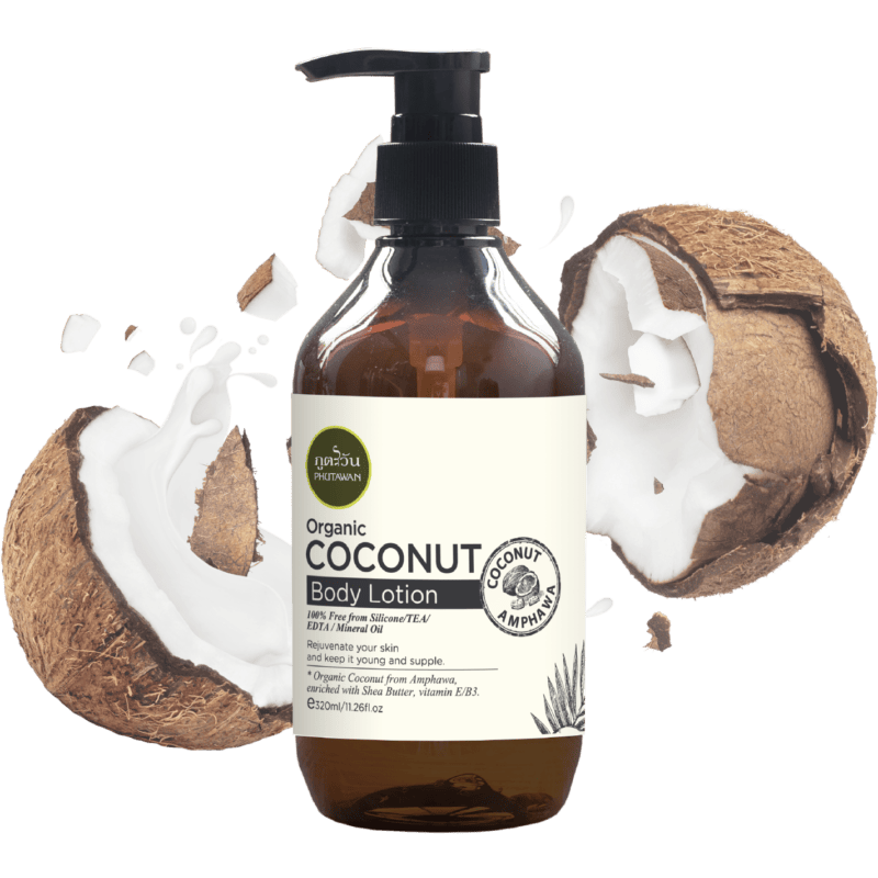 Organic Coconut Body Lotion - Phutawan Malaysia
