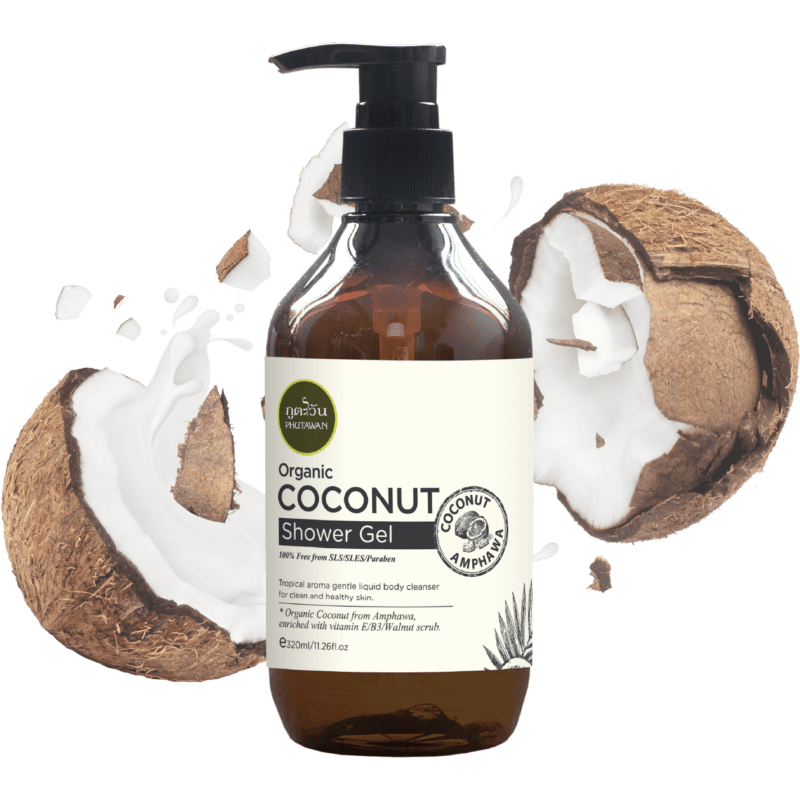 Organic Coconut Shower Gel - Phutawan Malaysia