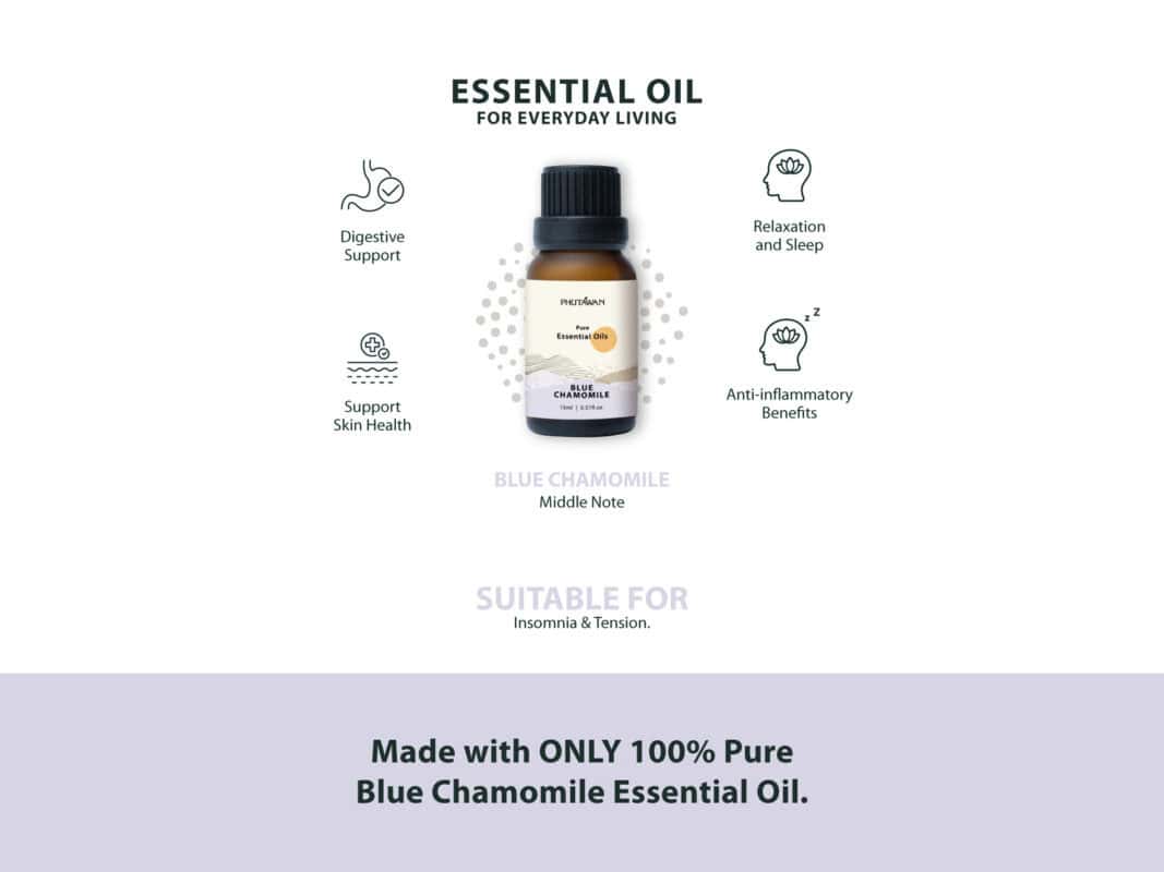 Blue Chamomile Essential Oil - Phutawan Malaysia