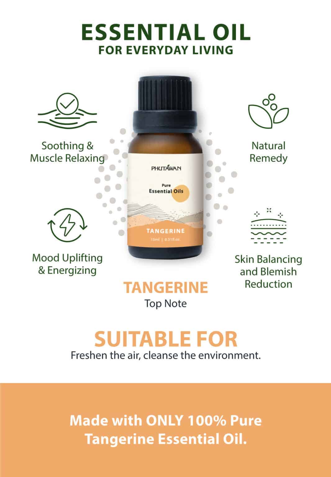 Tangerine Essential Oil - Phutawan Malaysia