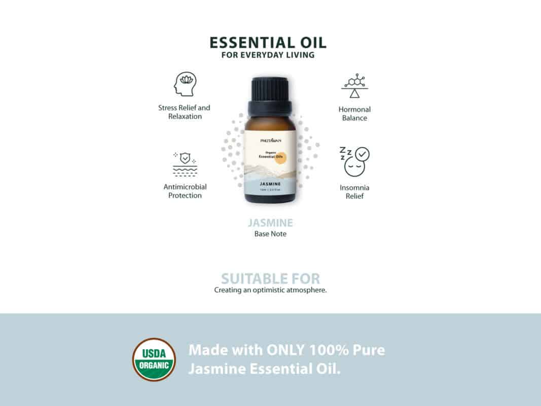 Organic Jasmine Essential Oil - Phutawan Malaysia