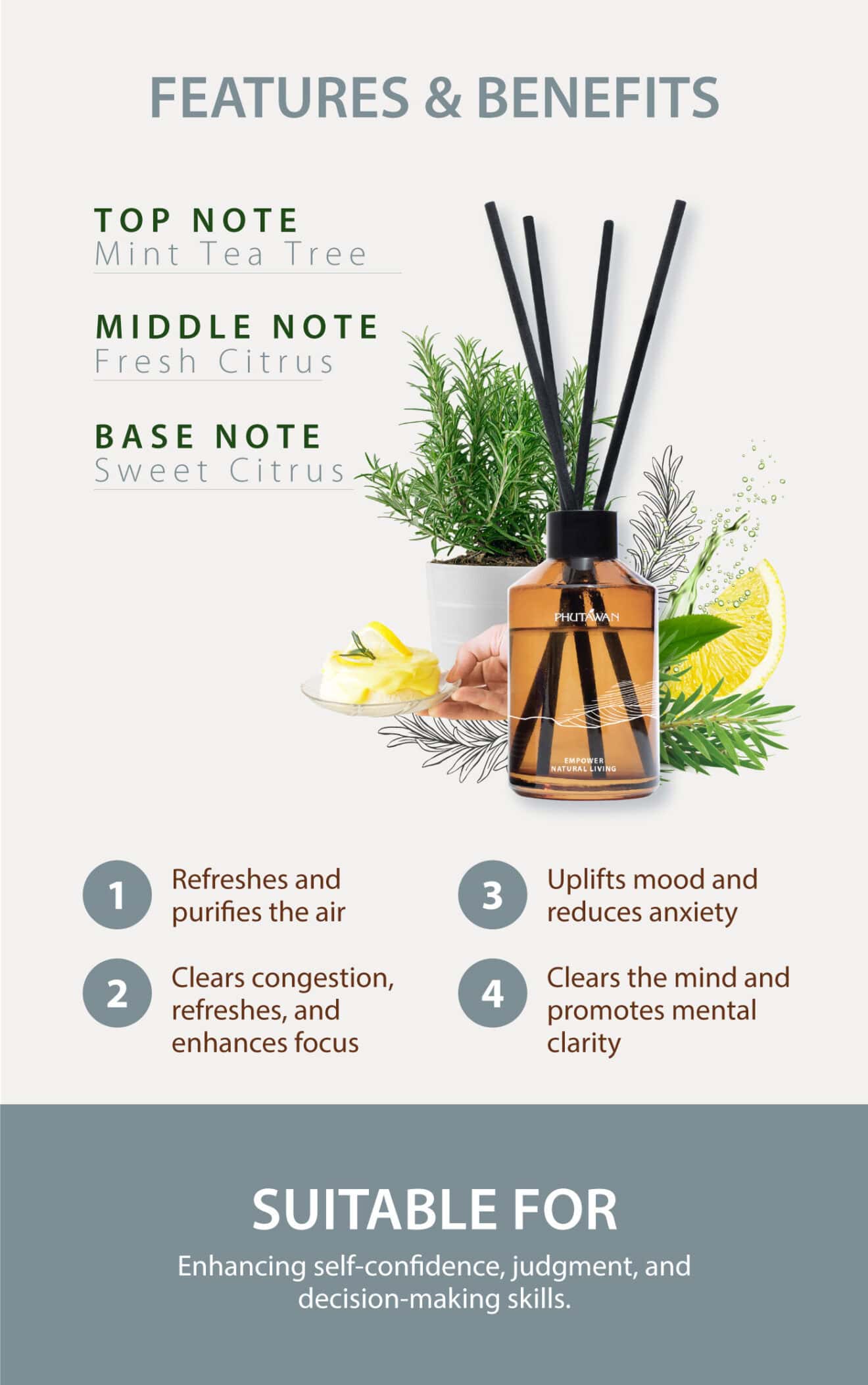 Bright Reed Diffuser - Phutawan Malaysia
