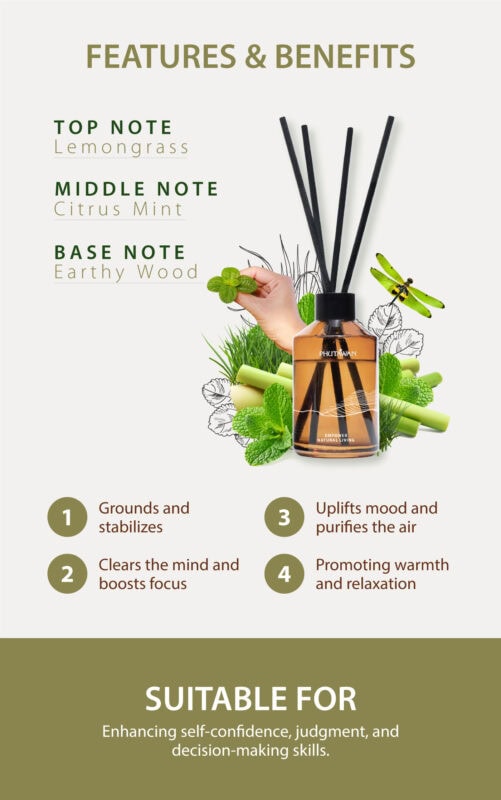 Grassland Reed Diffuser - Phutawan Malaysia