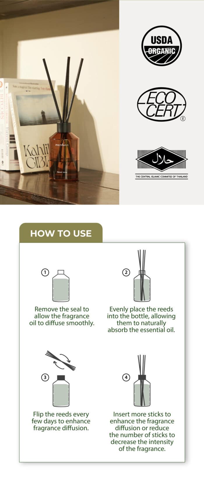 Grassland Reed Diffuser - Phutawan Malaysia