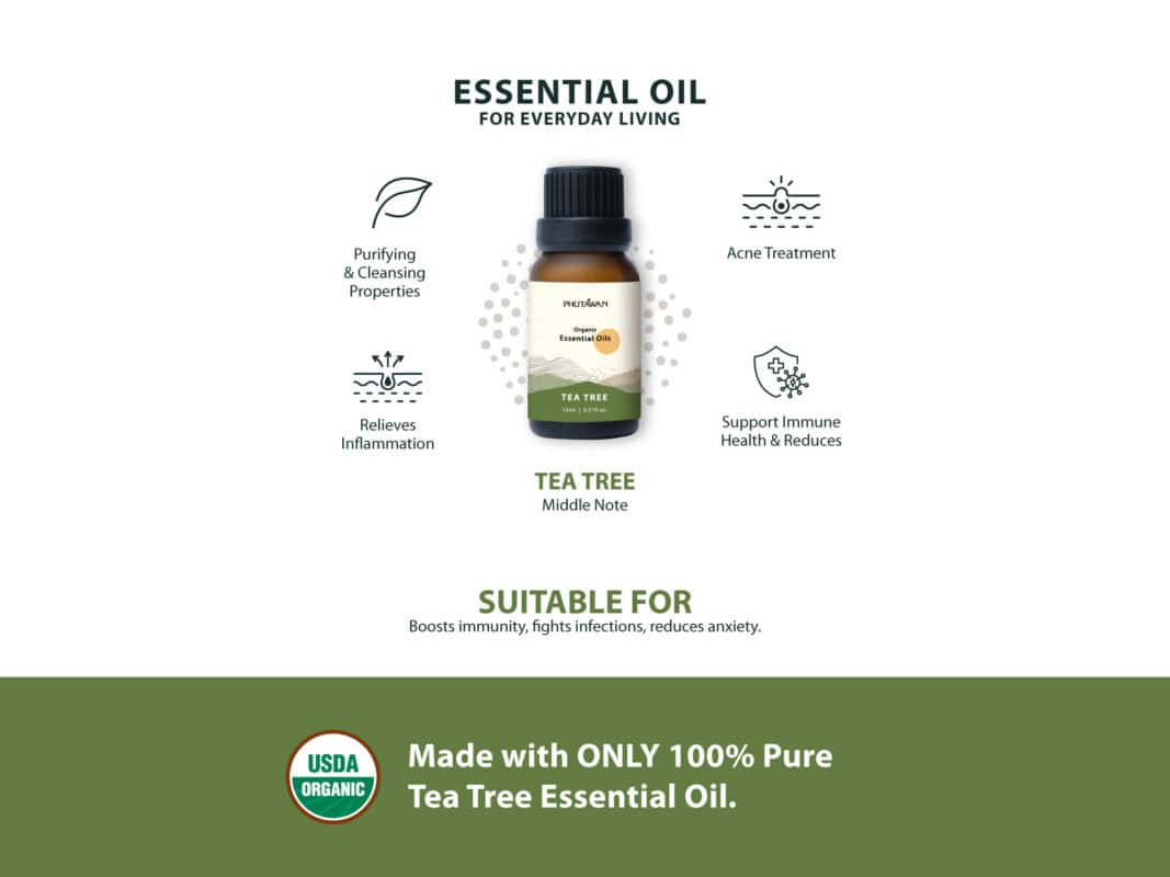 Organic Tea Tree Essential Oil - Phutawan Malaysia