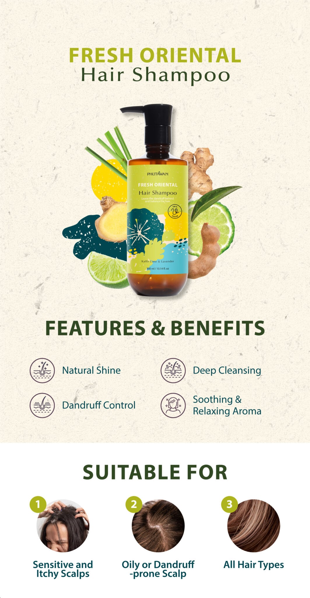 Tropical Hair Shampoo - Phutawan Malaysia