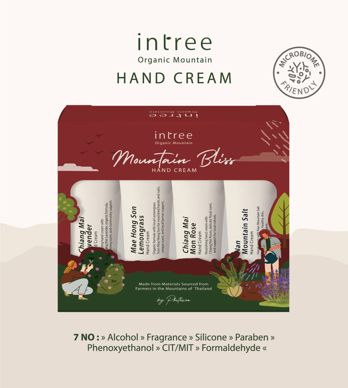 intree Mountain Bliss Hand Cream - Phutawan Malaysia